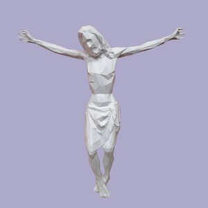 Jesus, Jesus Papercraft, Origami, DIY Paper Craft Model Template, 3D ...