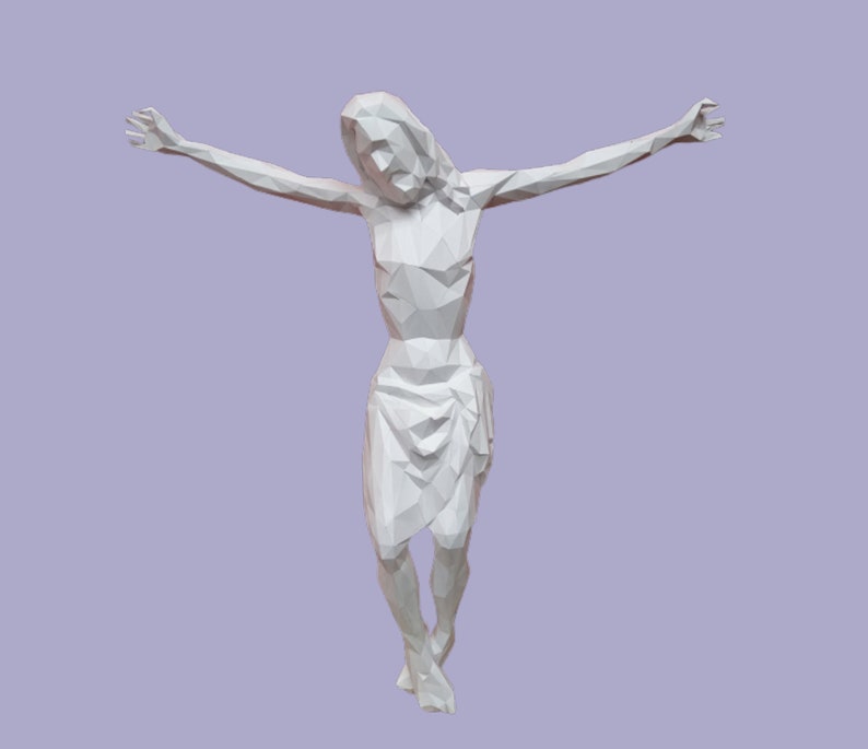 Jesus, Jesus Papercraft, Origami, DIY Paper Craft Model Template, 3D ...