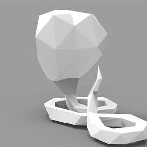 Snake Cobra Paper Craft / Dıy / Metal Craft / Papercraft Working / Pdf ...