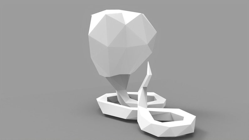 Snake Cobra Paper Craft / Dıy / Metal Craft / Papercraft Working / Pdf ...