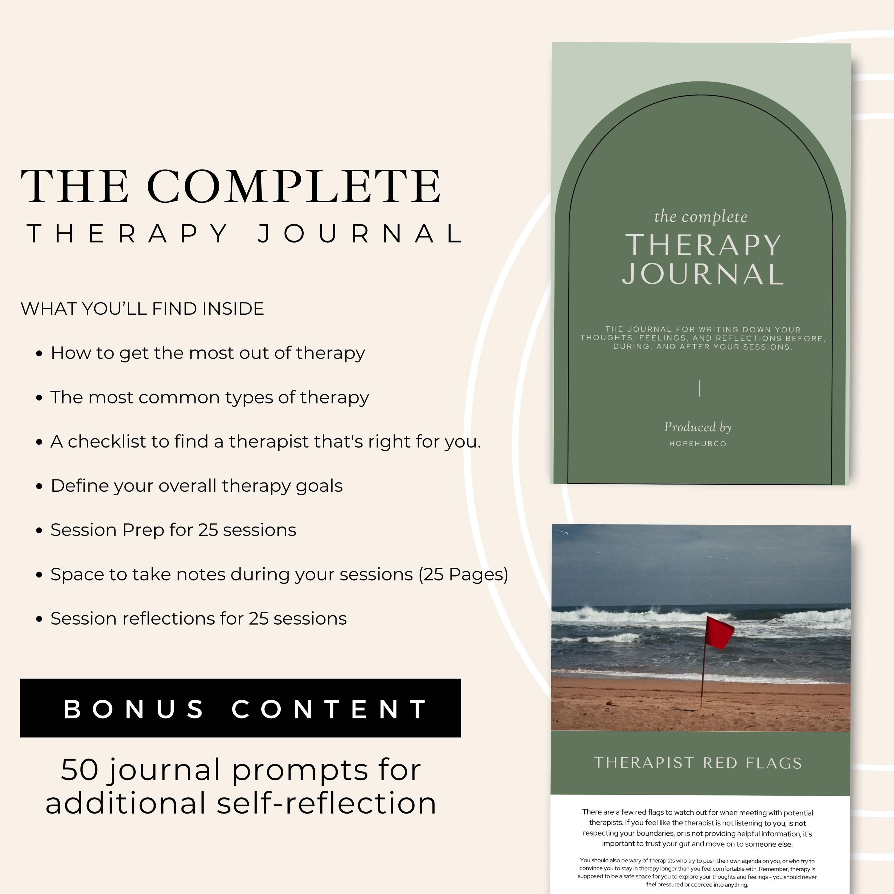 Printable Therapy Journal, Self Therapy Journal, Digital Self-therapy ...