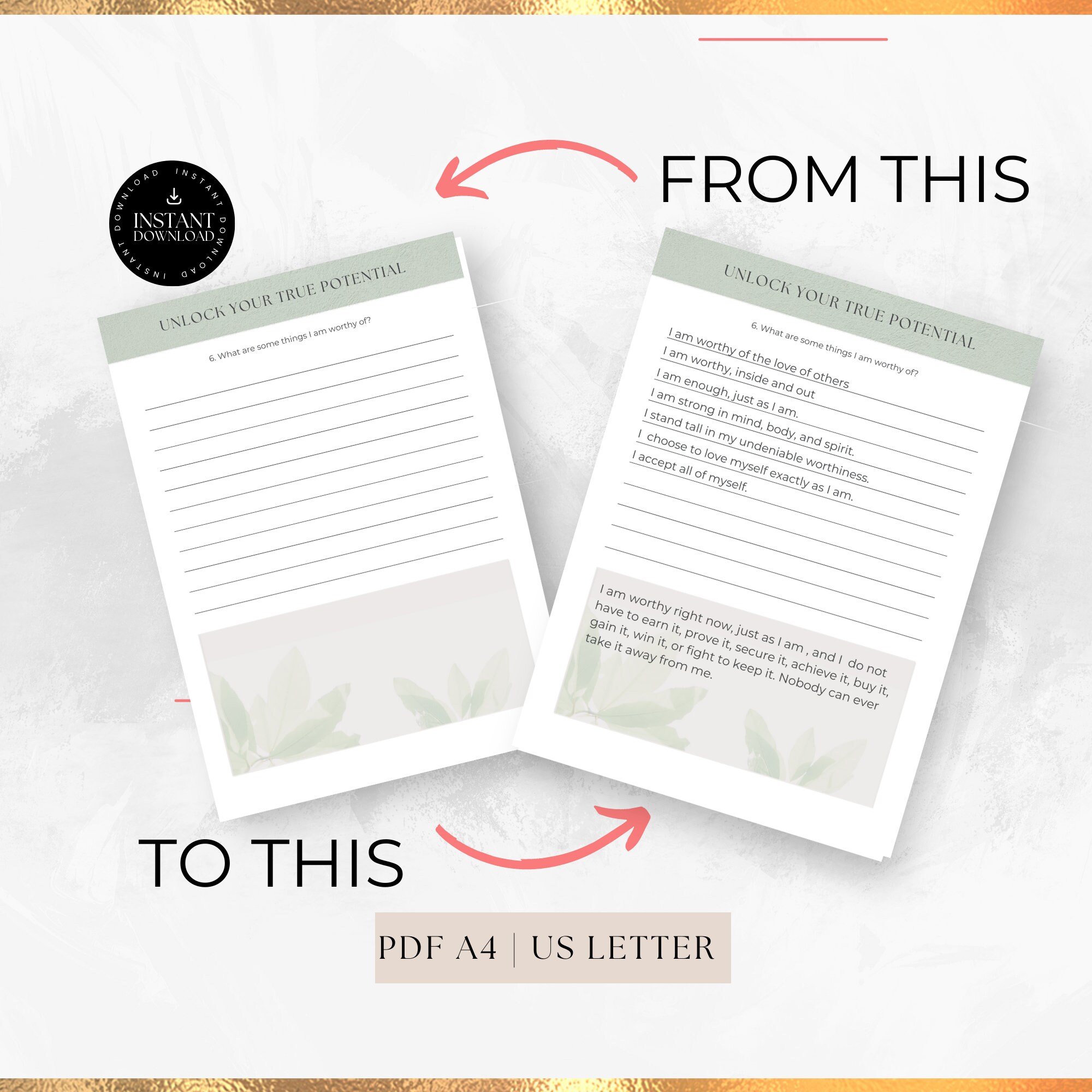 Trauma Journal Prompts for Trauma Healing Self Care Journal Counseling ...