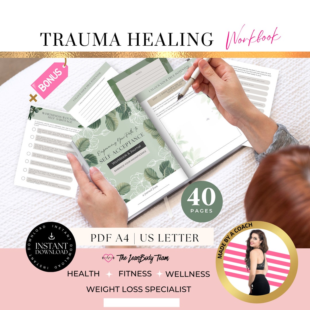 Trauma Therapy Journal Prompts PDF for Anxiety Prompt Journaling for ...