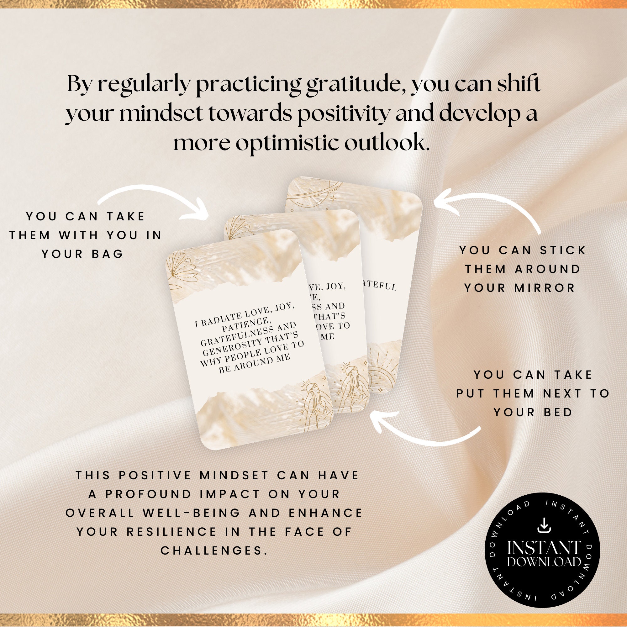 Affirmation Cards Printable for Mirror Digital File Affirmation Station ...