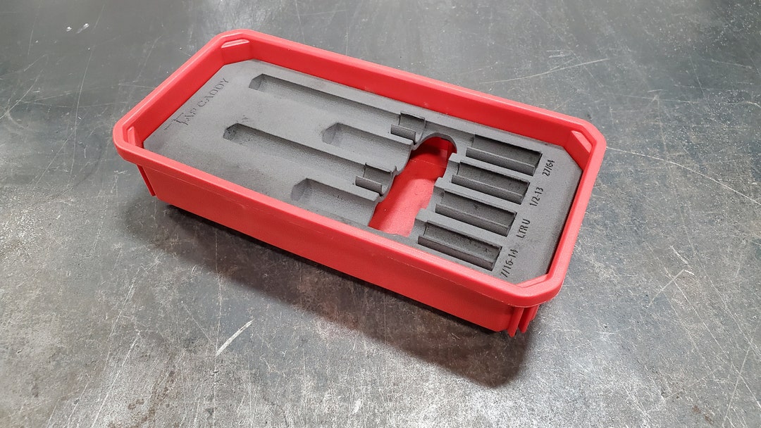 Tap Caddy: 7/16"-14 to 1/2"-13 Drill & Tap Organizer Tray - Etsy