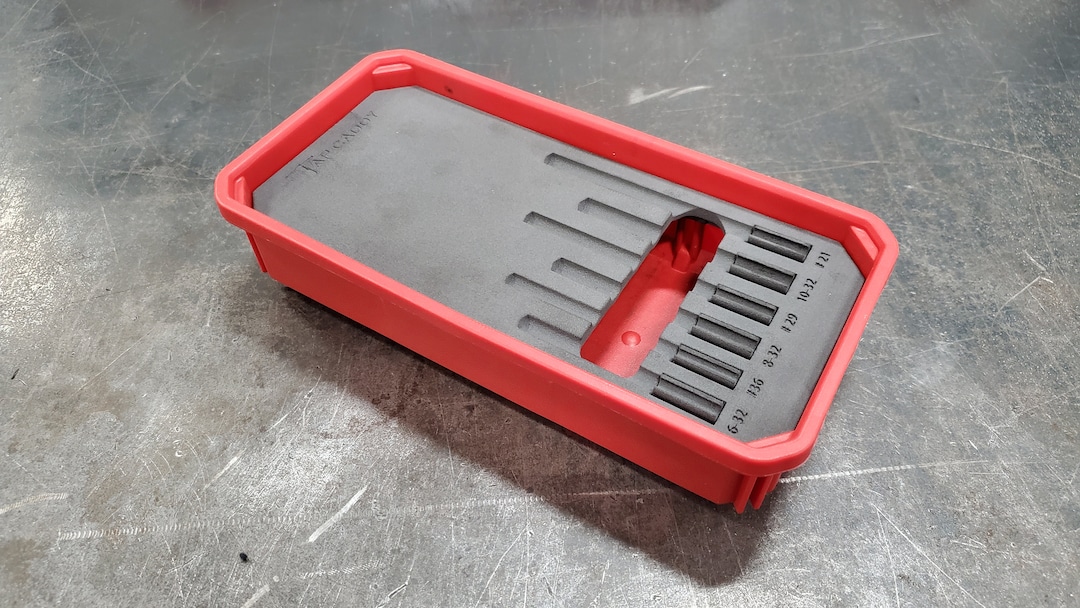 Tap Caddy: 6-32 to 10-32 Drill & Tap Organizer Tray - Etsy