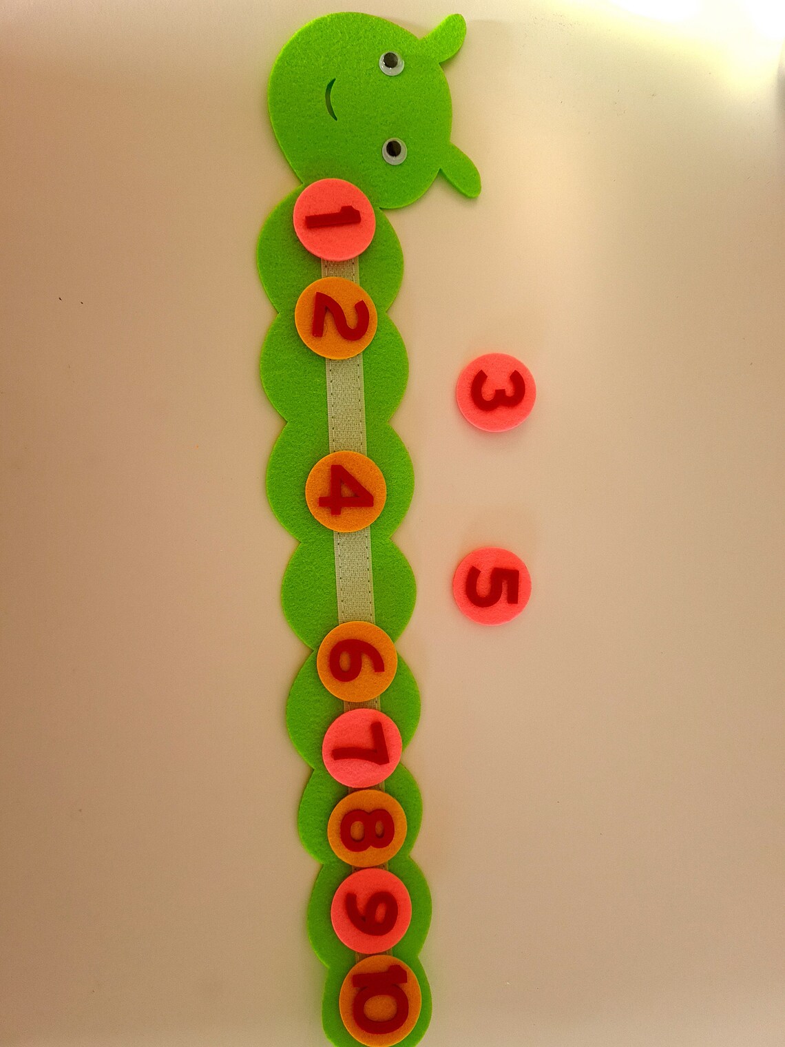 Counting Numbers Caterpillar - Etsy