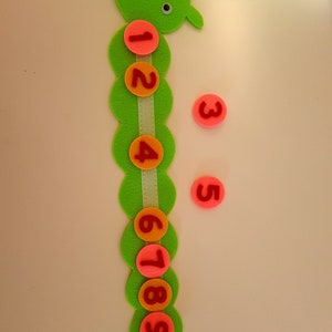 Counting Numbers Caterpillar - Etsy