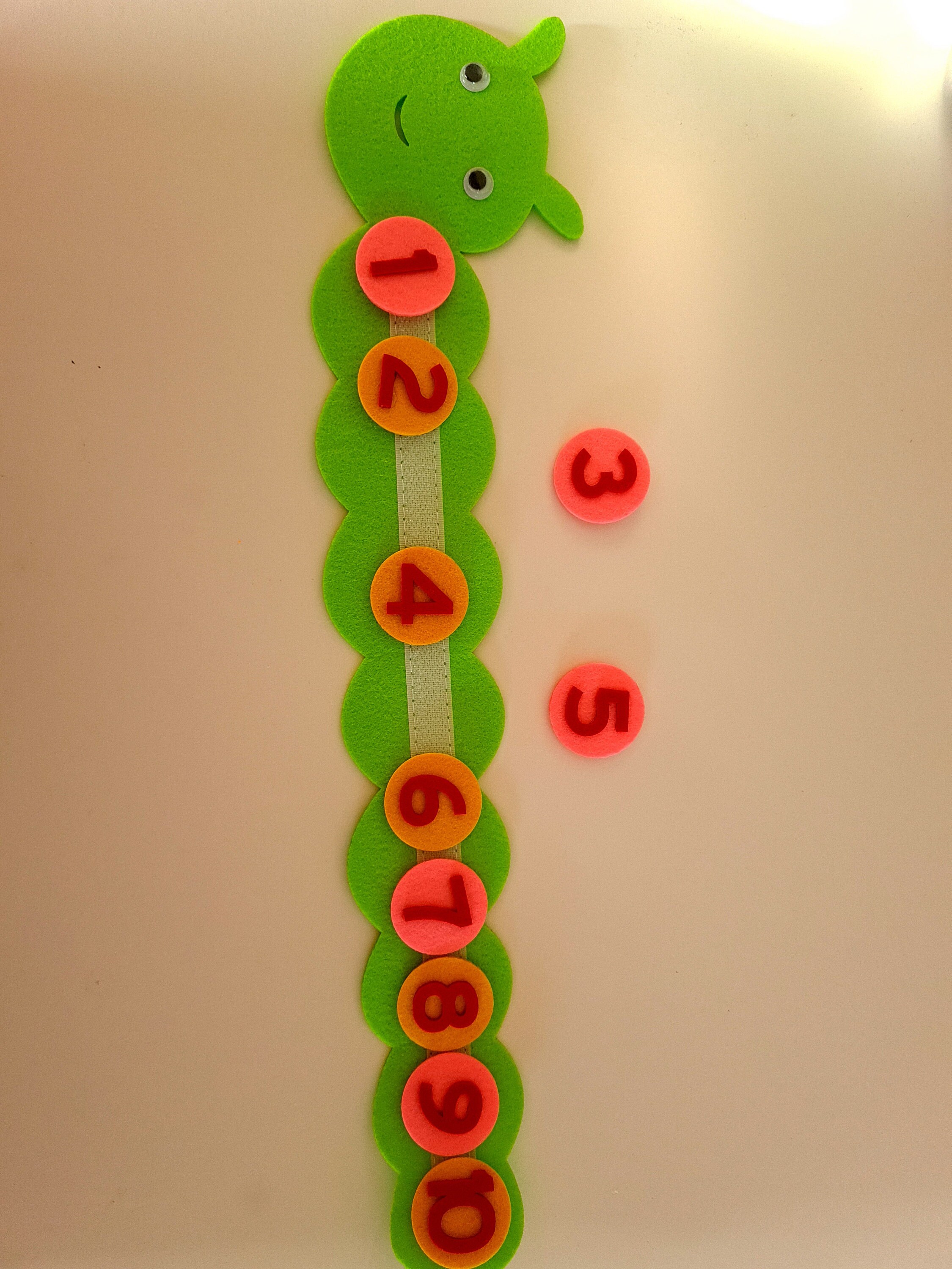 Counting Numbers Caterpillar - Etsy