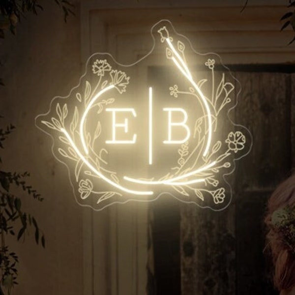 Initial Backdrop Sign - Etsy