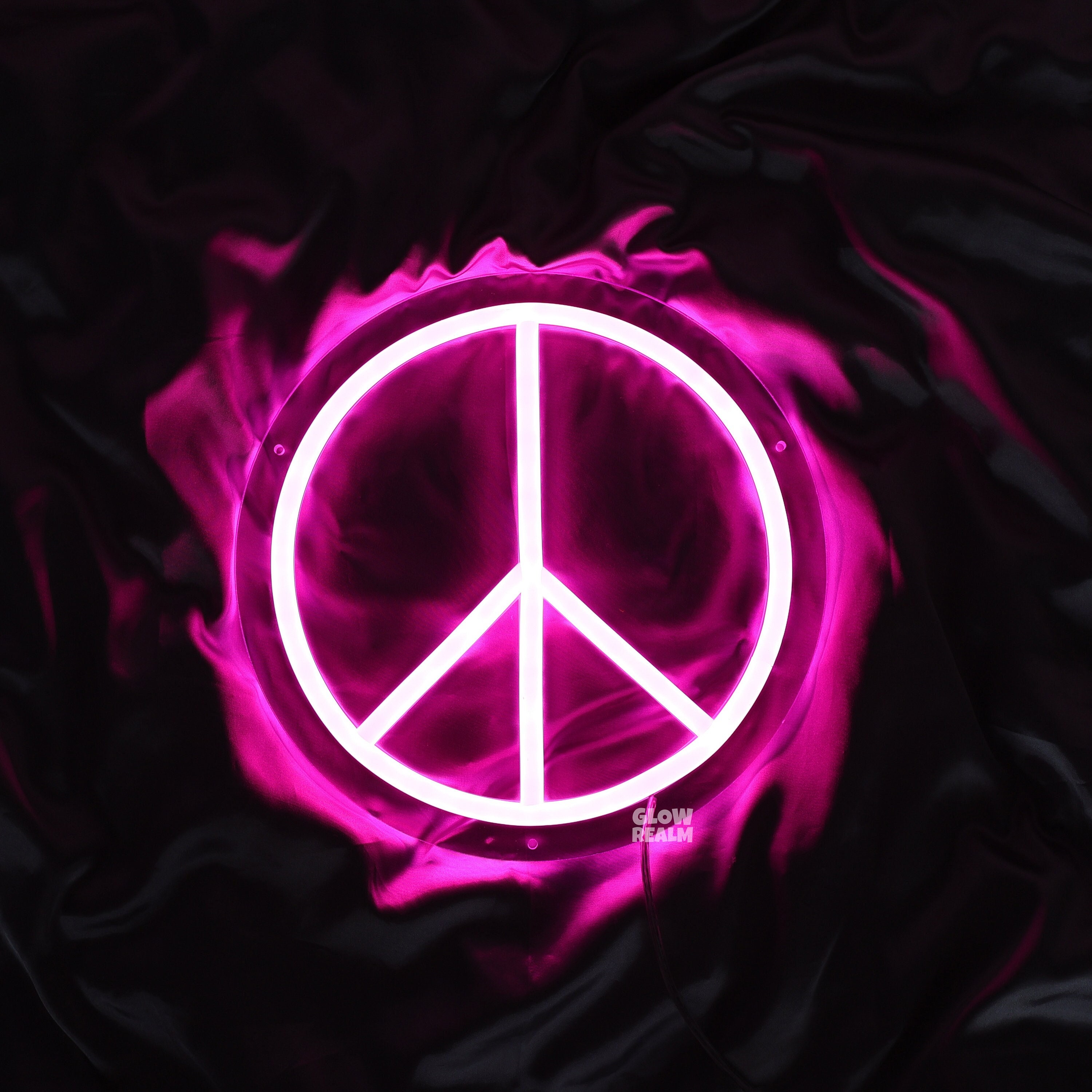 Purple Peace Sign Wallpaper