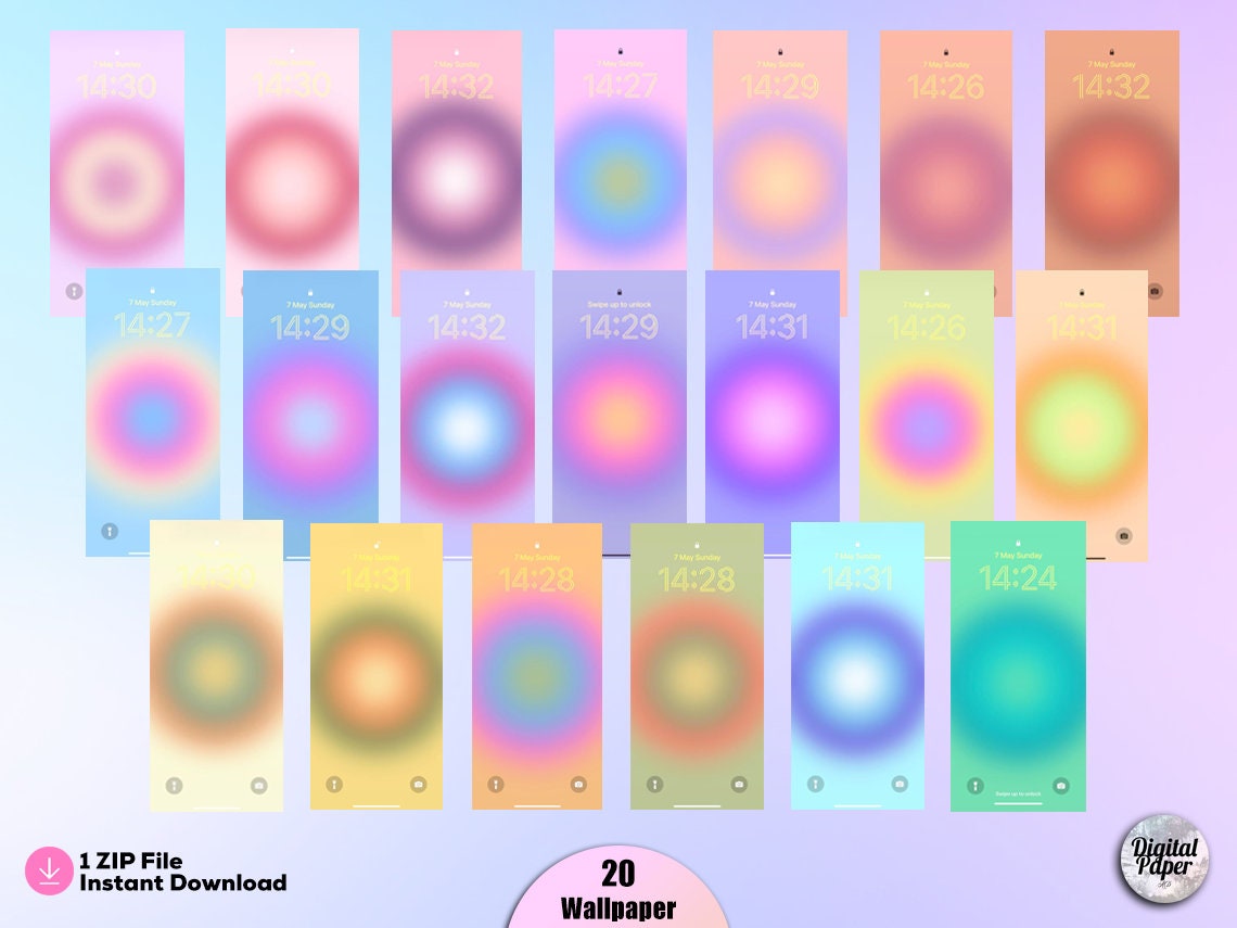 Aura Phone Wallpaper, Gradient Wallpaper, Colorful Wallpaper, Aesthetic ...