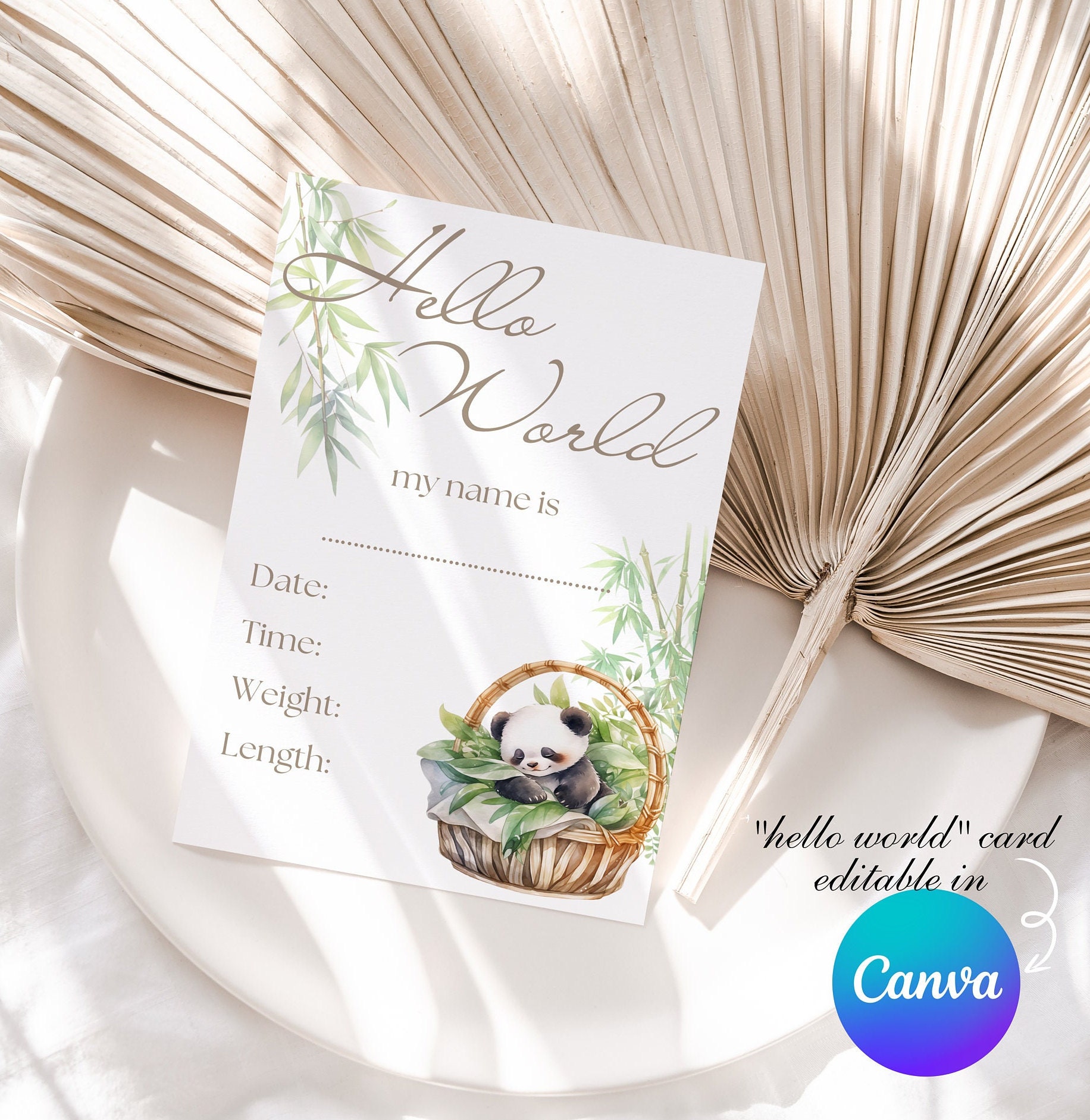 26 Printable Milestone Cards, Little Panda, Baby Shower Gift, Printable ...