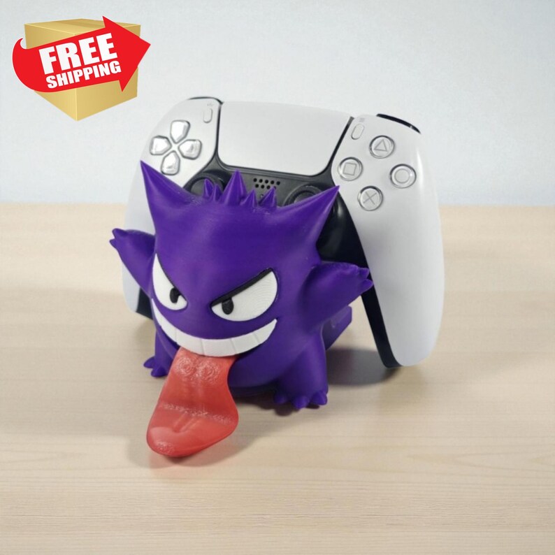 Pokemon Gengar Controller Holder | PS4 PS5 Xbox Switch Gamepad Stand ...