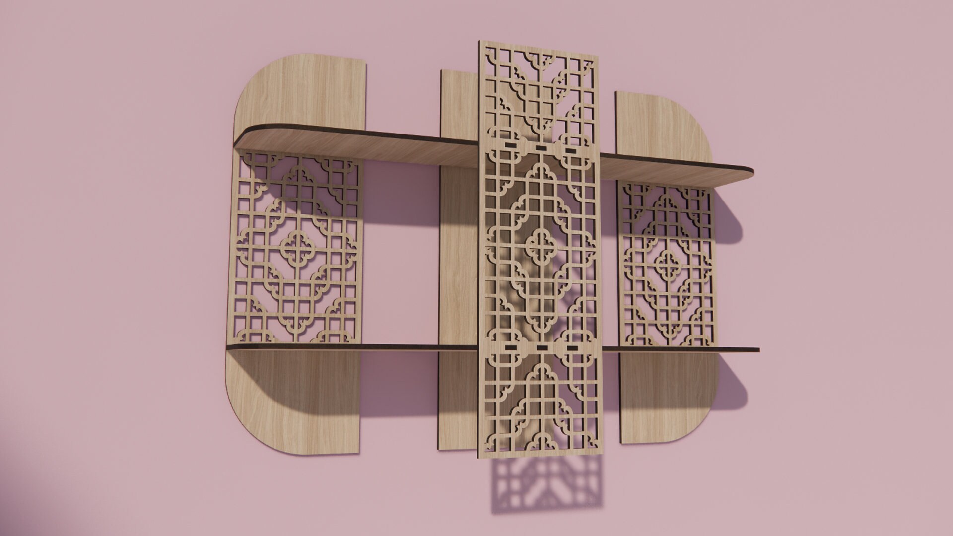 Modern Wall Shelf, Laser Cut, Decorative Wall Shelf, Dxf Digital, Svg ...