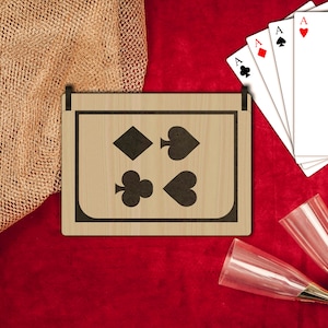 Wooden Laser Cut Playing Card Box, Dxf Cut File, Svg Cut File, Png Cut ...