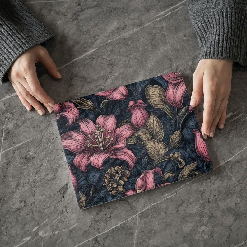 Digital Pink Lily Seamless Pattern Printable Lily Pattern - Etsy