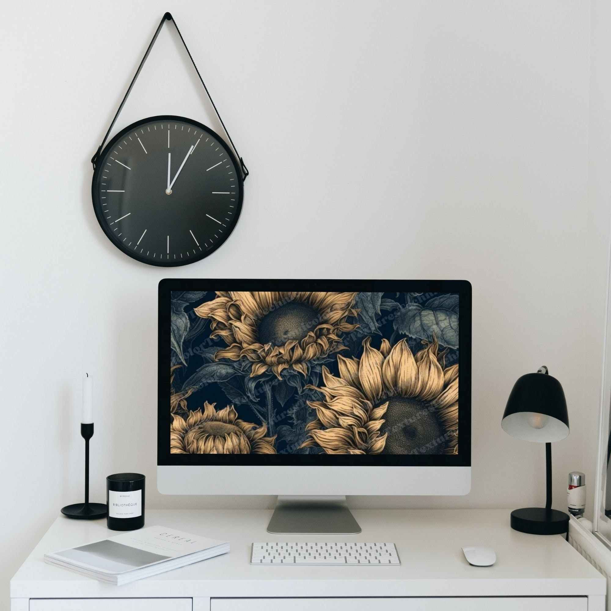 Printable Sunflower Seamless Pattern - Seamless Floral Pattern ...