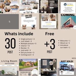 Real Estate Canva Template | Realtor Canva Template | Instagram Post ...