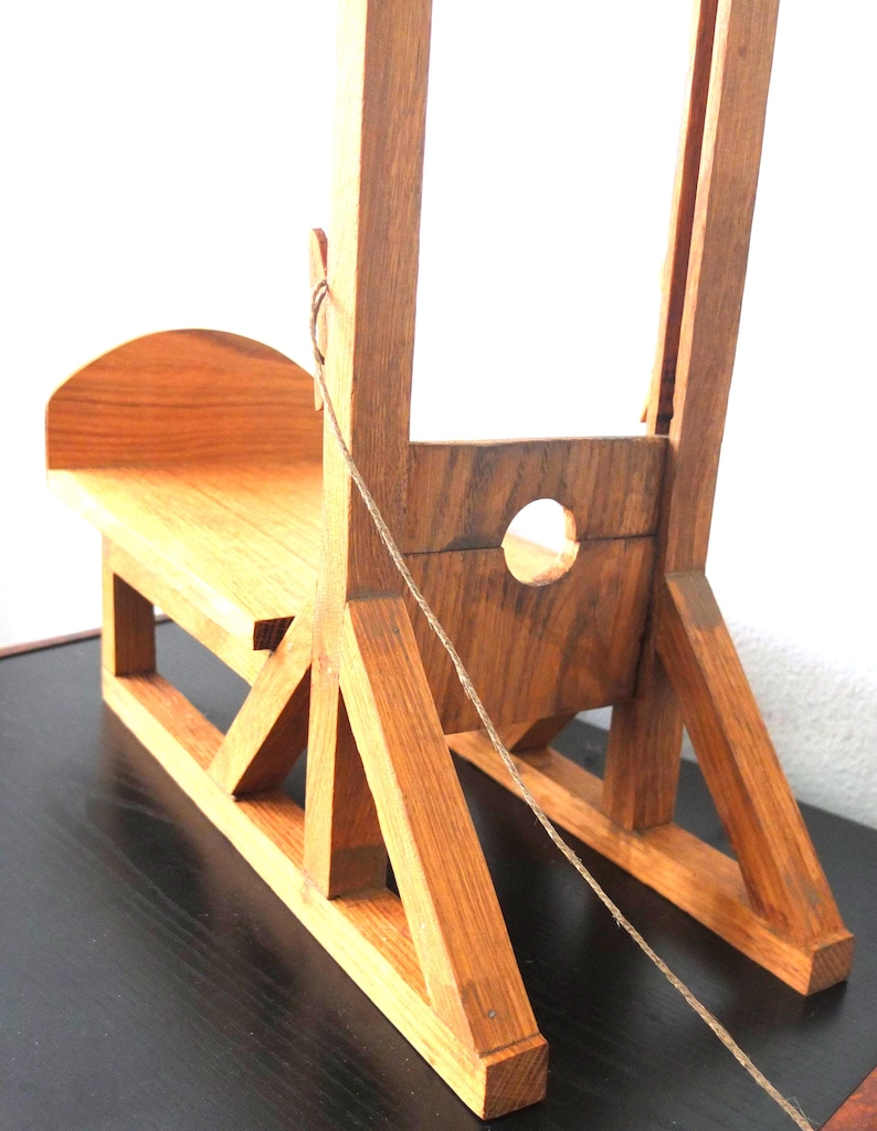 Working Model of the French Guillotine of Rather Large. Completely ...