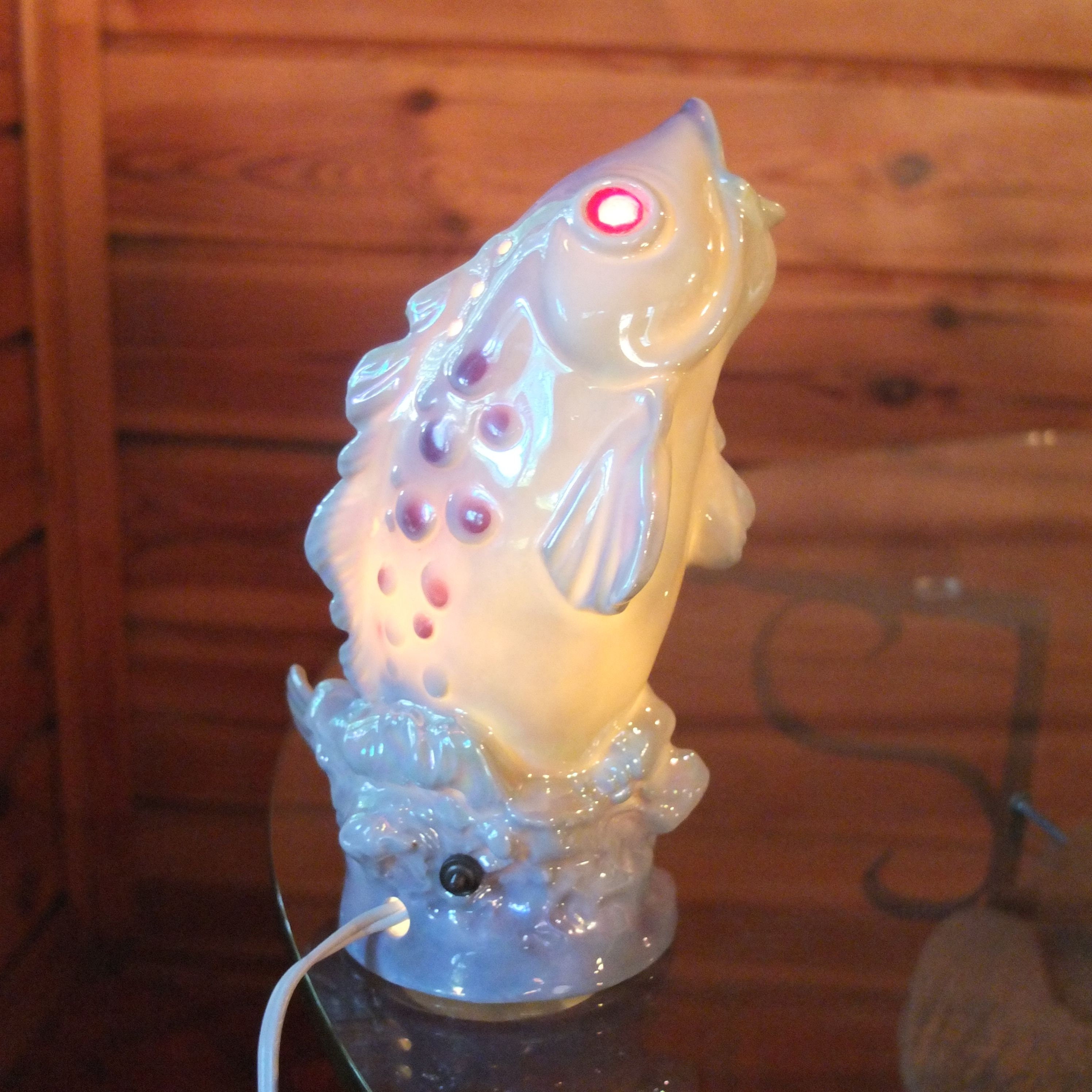 Vintage Ceramic Fish Perfume Lamp, German Night Light - Etsy