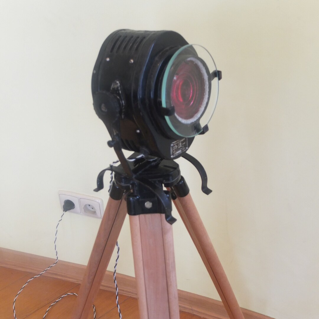 Vintage Theater Spotlight on a Tripod Best Gift Personalized Gift Gift ...