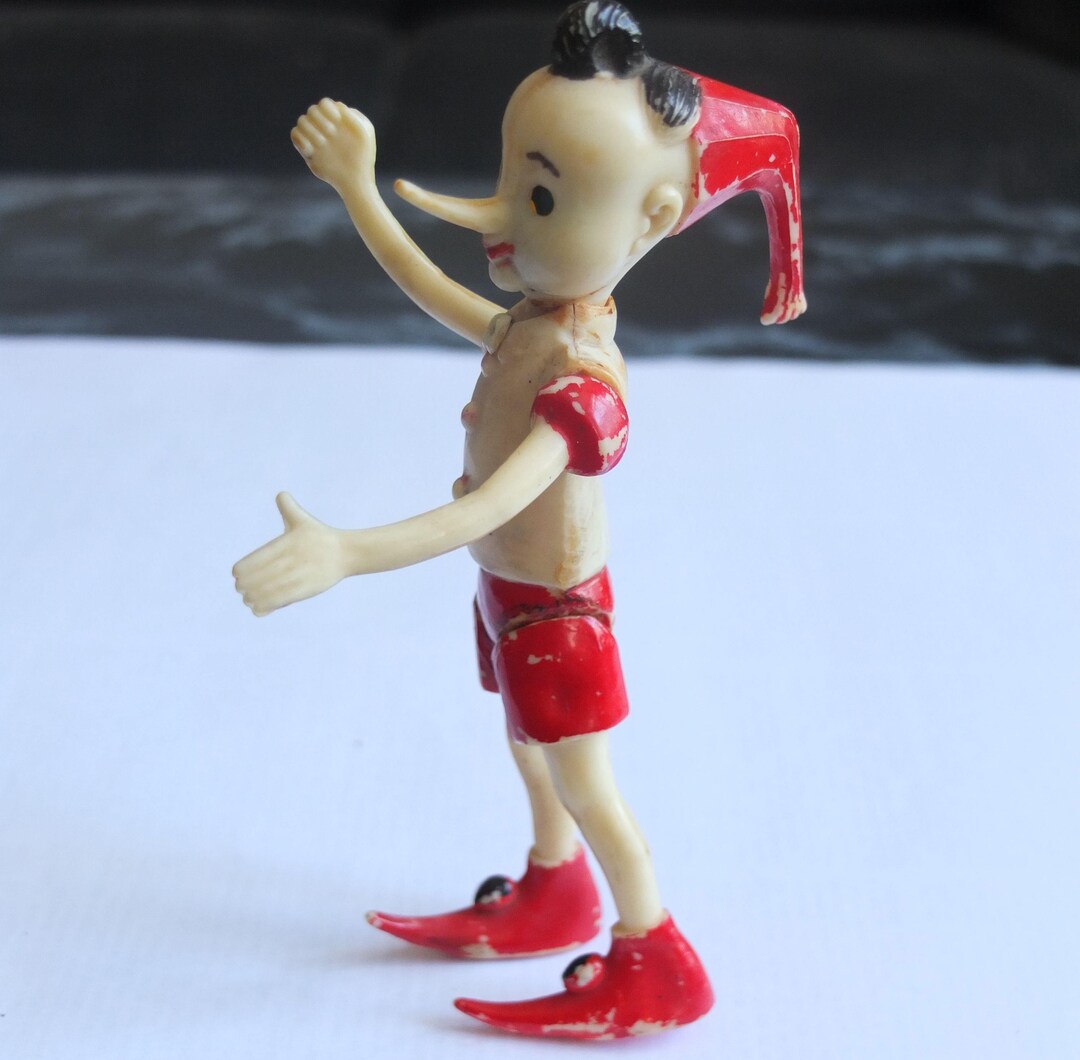 Vintage Soviet Pinocchio Action Figure Toy Celluloid USSR 1950’s Rare ...