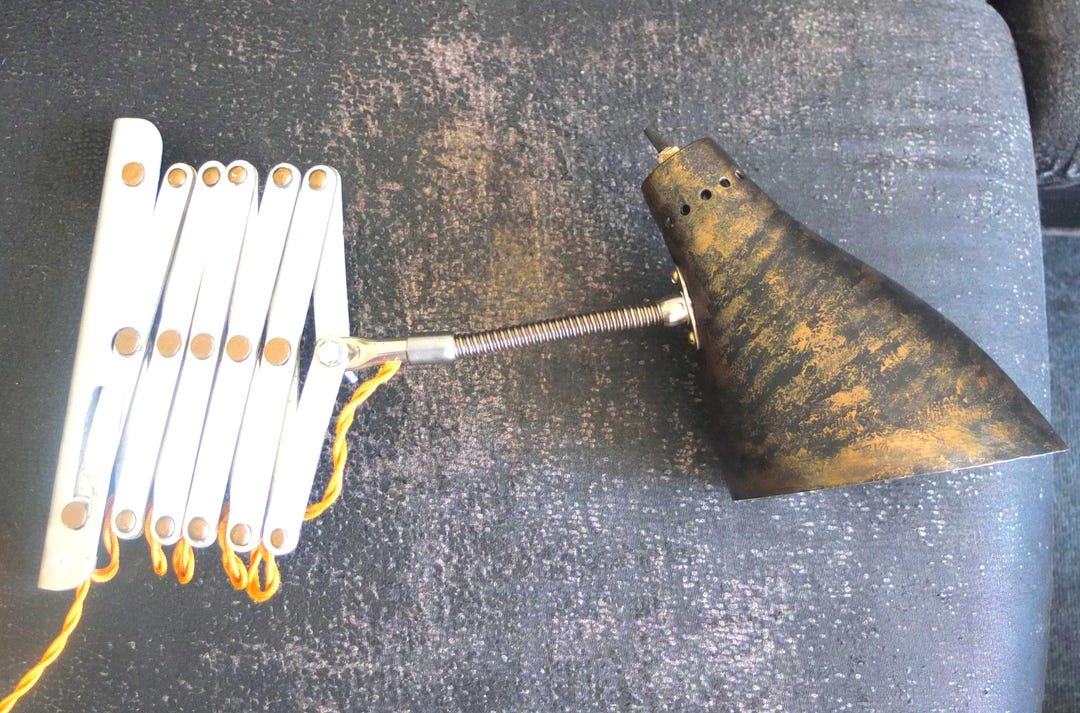 Industrial Wall Lamp Vintage Scissor Lamp Loft Industrial Lamp ...