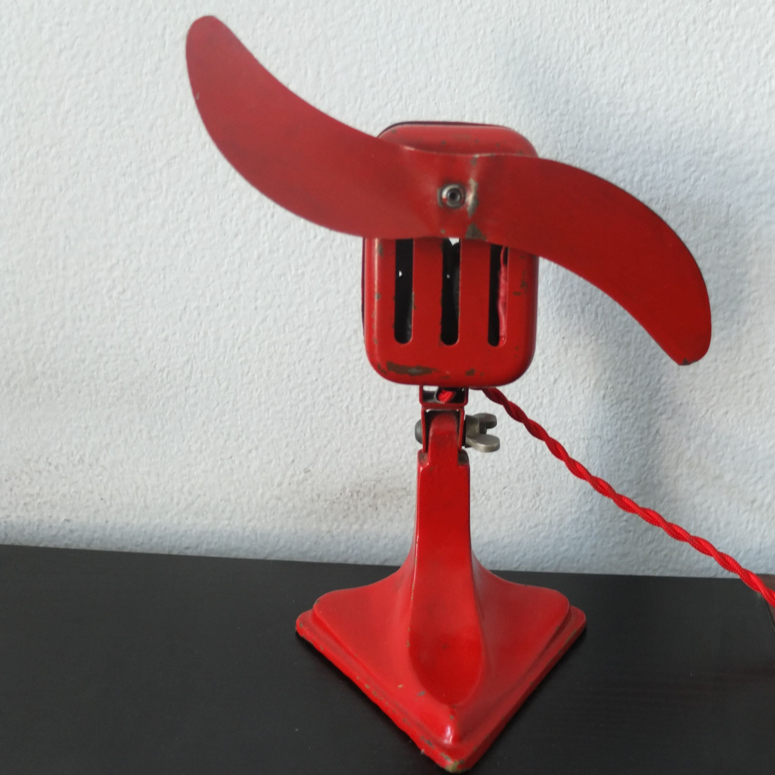 Stand Fan. Vintage Stand Fan. Soviet Industrial Metal Oscillating Fan ...