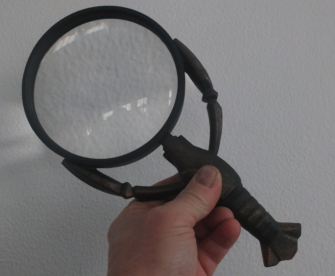 Vintage Optics, Large Round Magnifying Glass,gift for Valentine's Day ...