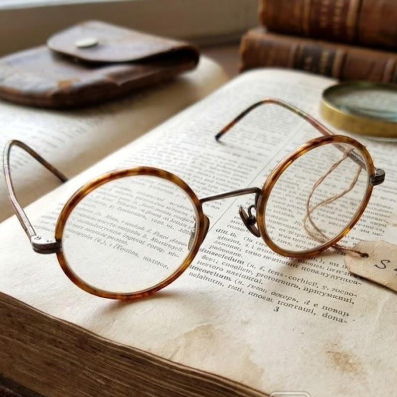 1920s Tortoise Glasses - Etsy