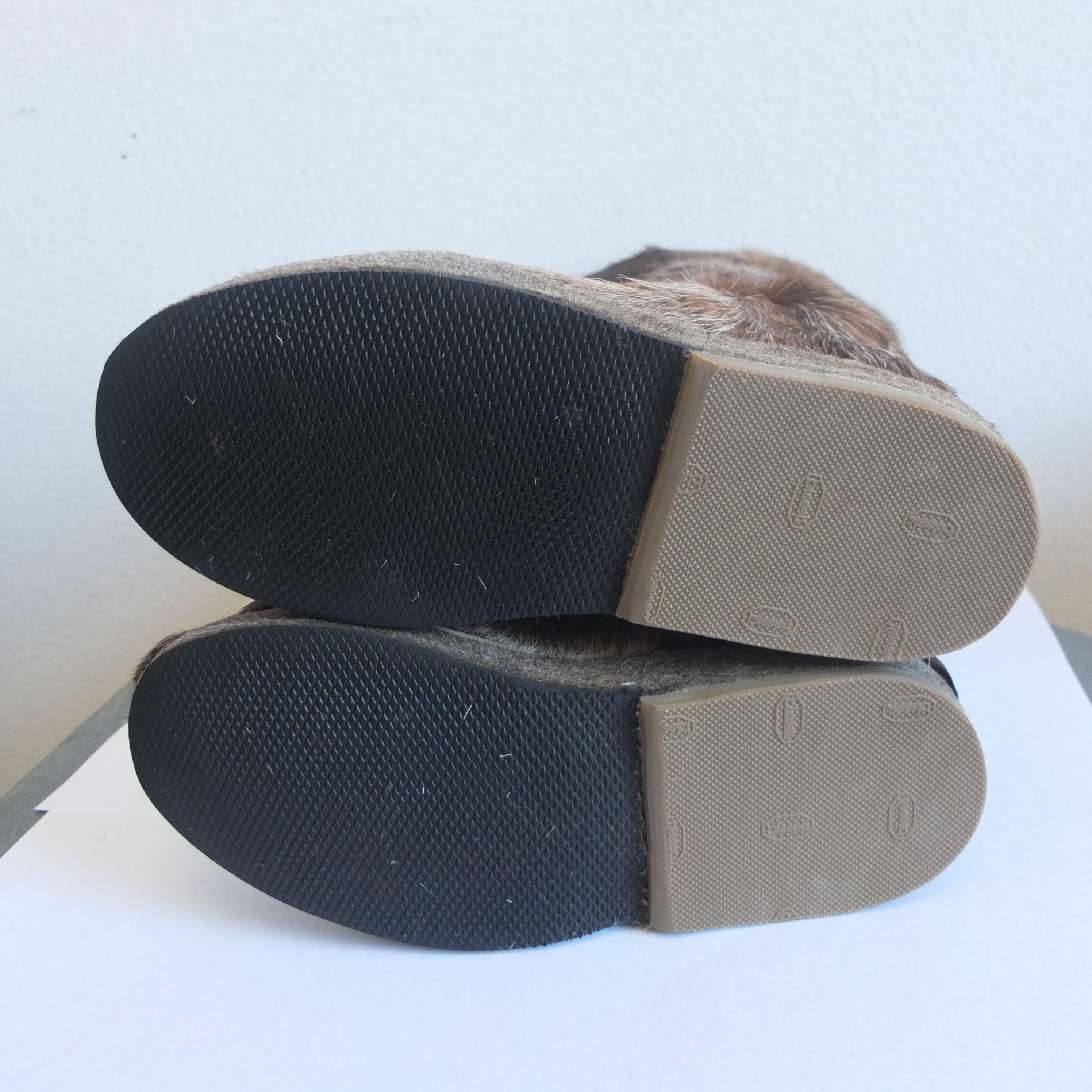 Reindeer Winter Fur Boots Muklux Saаmi Boots Sheepskin Lined, EU 38 US ...