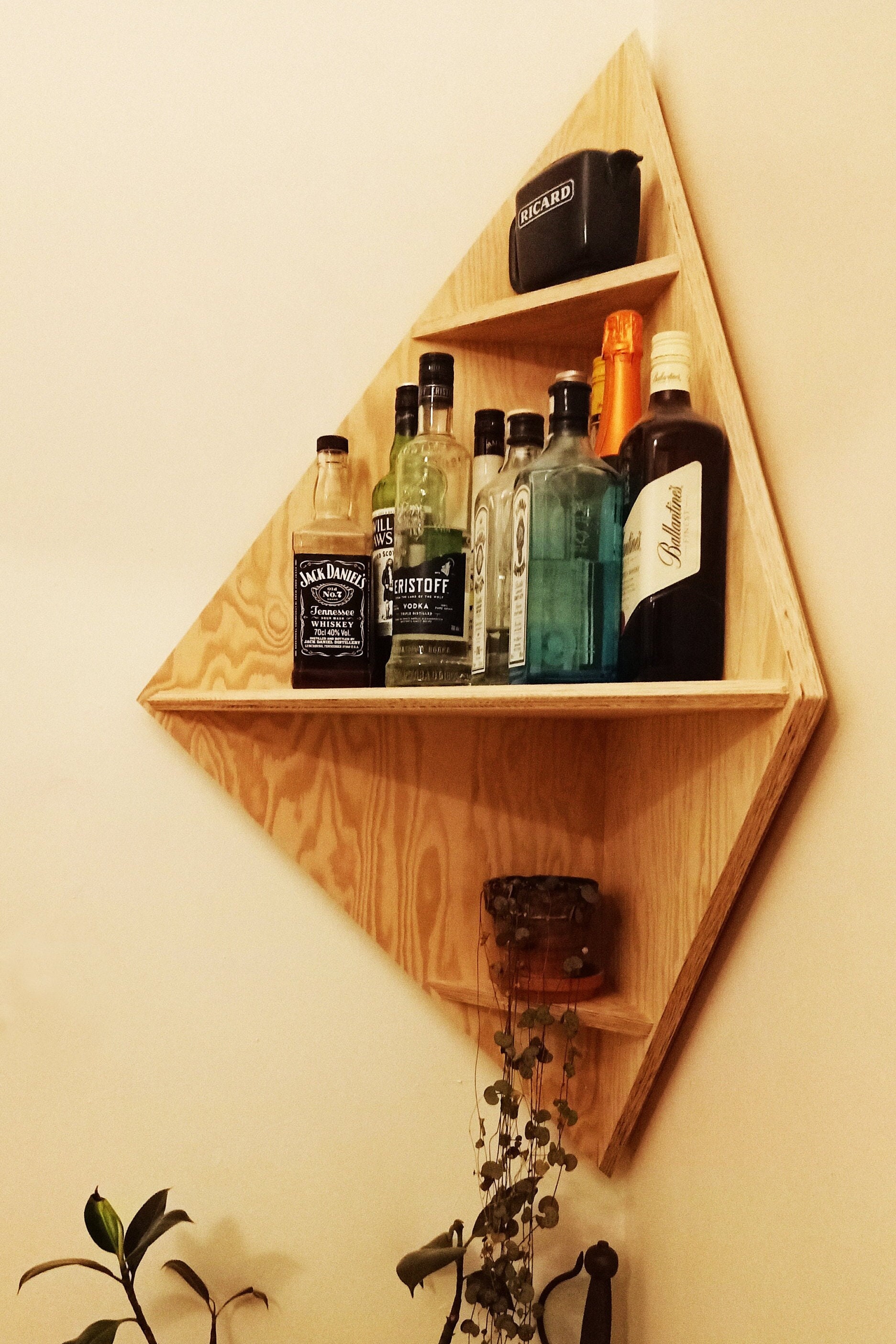 DIAMOND CORNER CABINET - Etsy