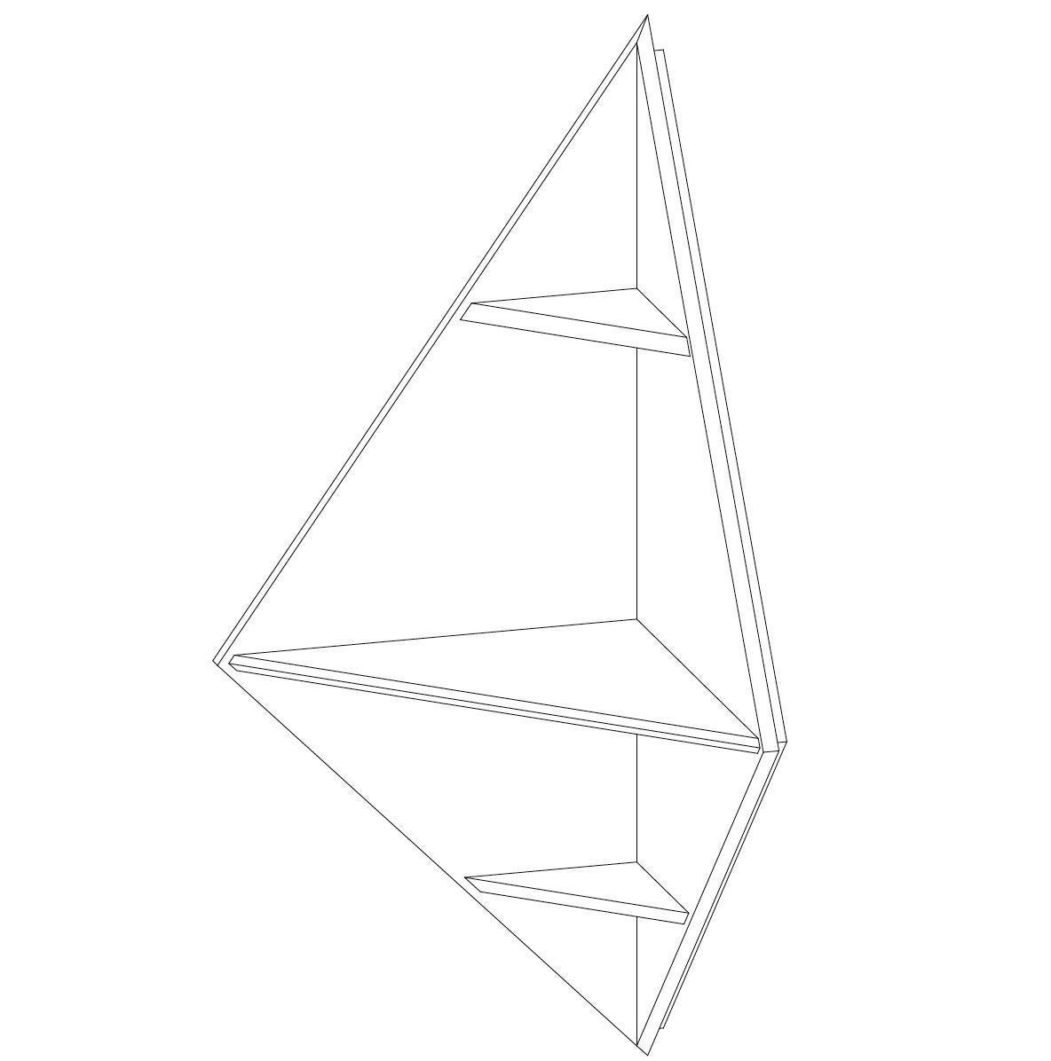 DIAMOND CORNER CABINET - Etsy
