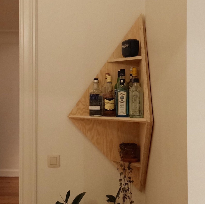 DIAMOND CORNER CABINET - Etsy