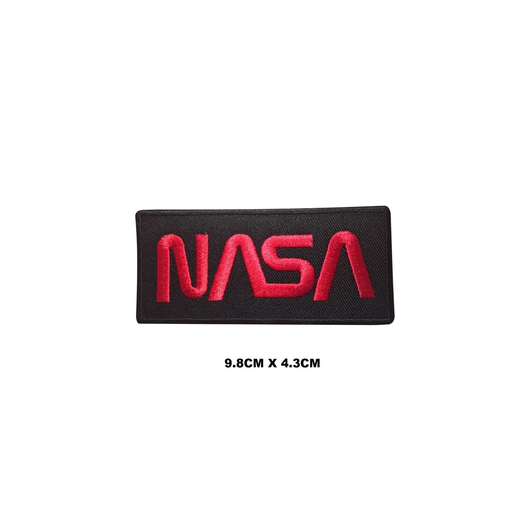 NASA USA Logo Iron/sew on Patch Embroidered Applique for Clothes - Etsy