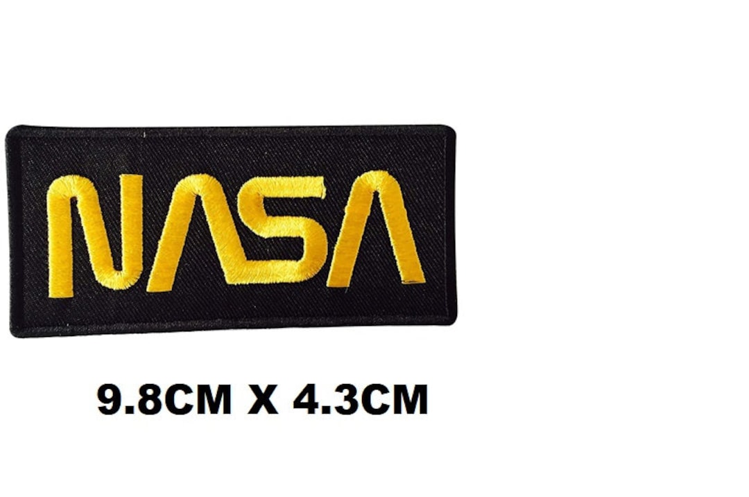 NASA USA Logo Iron/sew on Patch Embroidered Applique for Clothes - Etsy