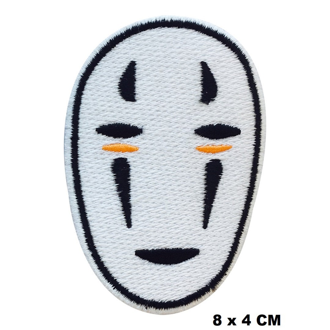 Ghibli Face Logo Iron/sew on Patch Embroidered Applique for Clothes - Etsy