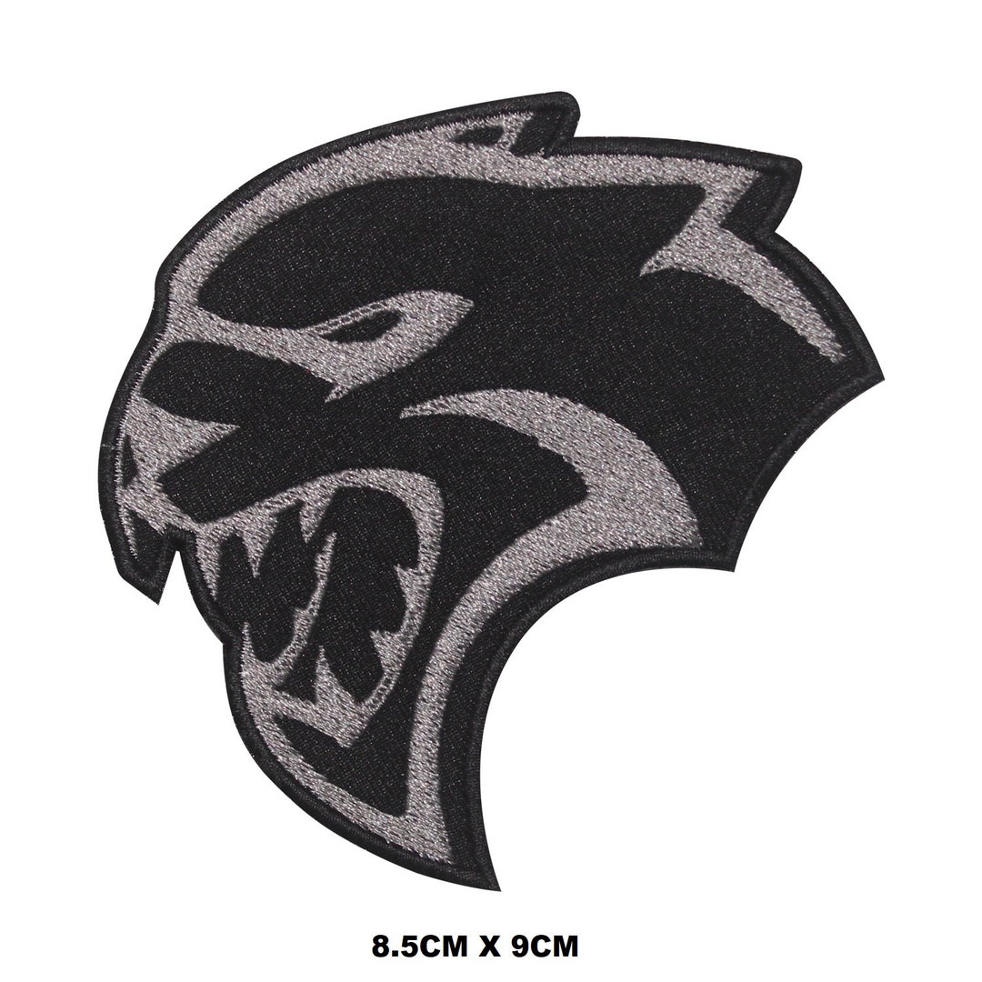 Jaguar Black Head Logo Iron/sew on Patch Embroidered Applique for ...