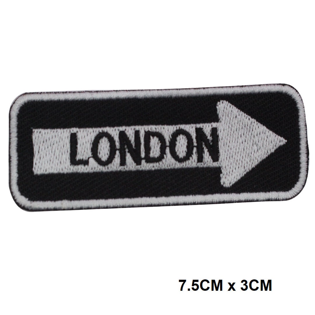 London Arrow Logo Iron/sew on Patch Embroidered Applique for - Etsy
