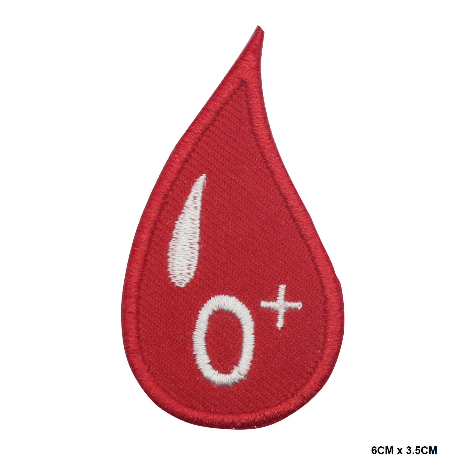 O Positive Blood Drop Logo Iron/sew on Patch Embroidered - Etsy
