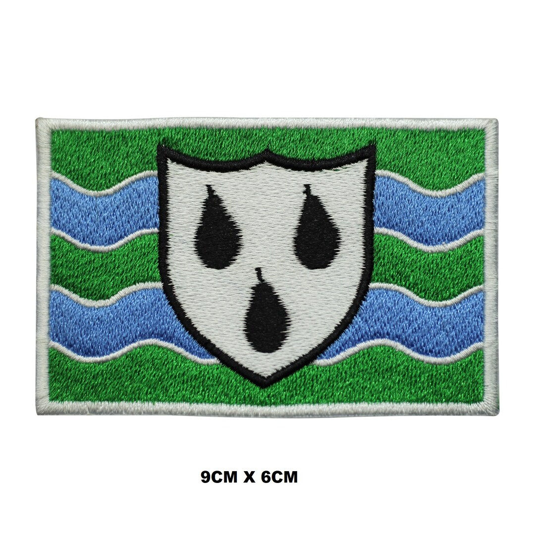 WORCESTERSHIRE County Flag Iron/sew on Patch Embroidered Applique for Clothes - Etsy