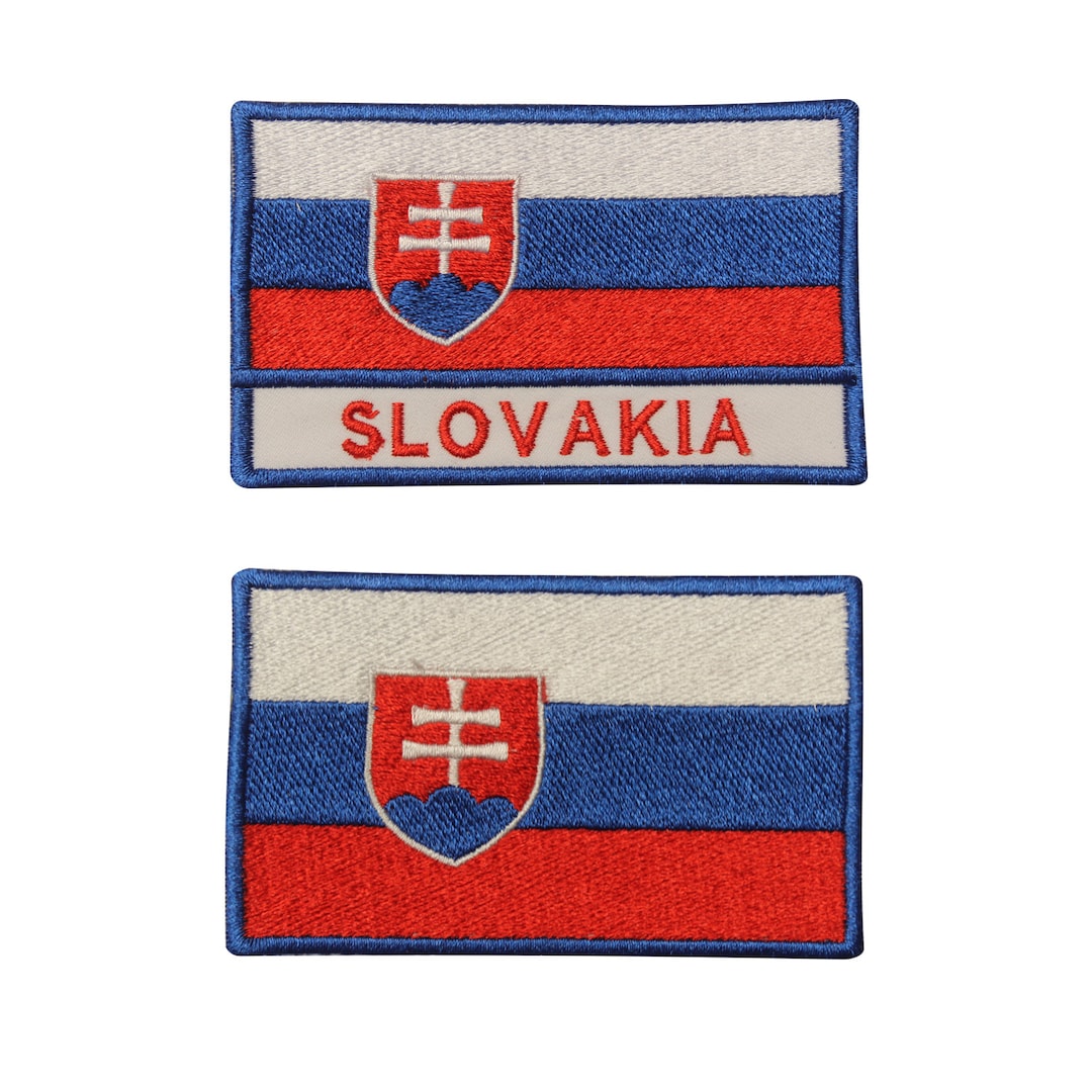 Slovakia Flag Iron/sew on Patch Badge Embroidered Patch Applique for ...