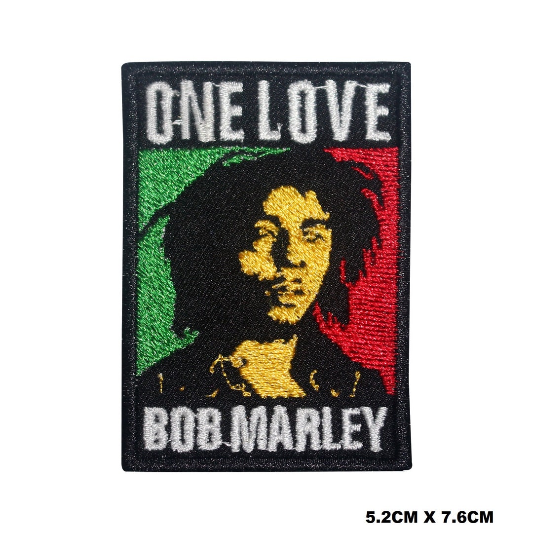 Bob Marley One Love Logo Iron/sew on Patch Embroidered Applique for ...