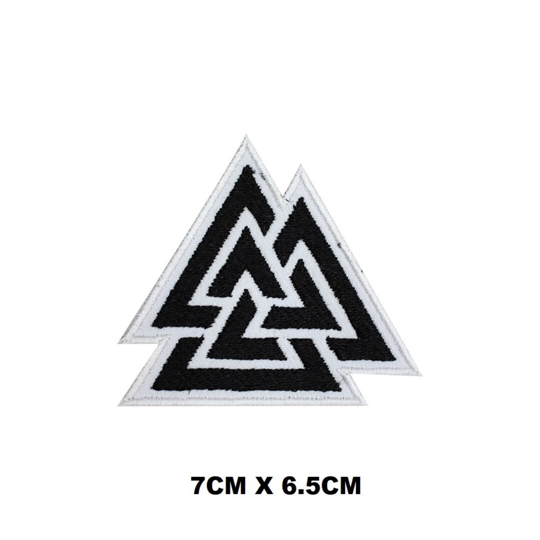 Valknut Triangles Viking Sign Logo Iron/sew on Patch Embroidered ...
