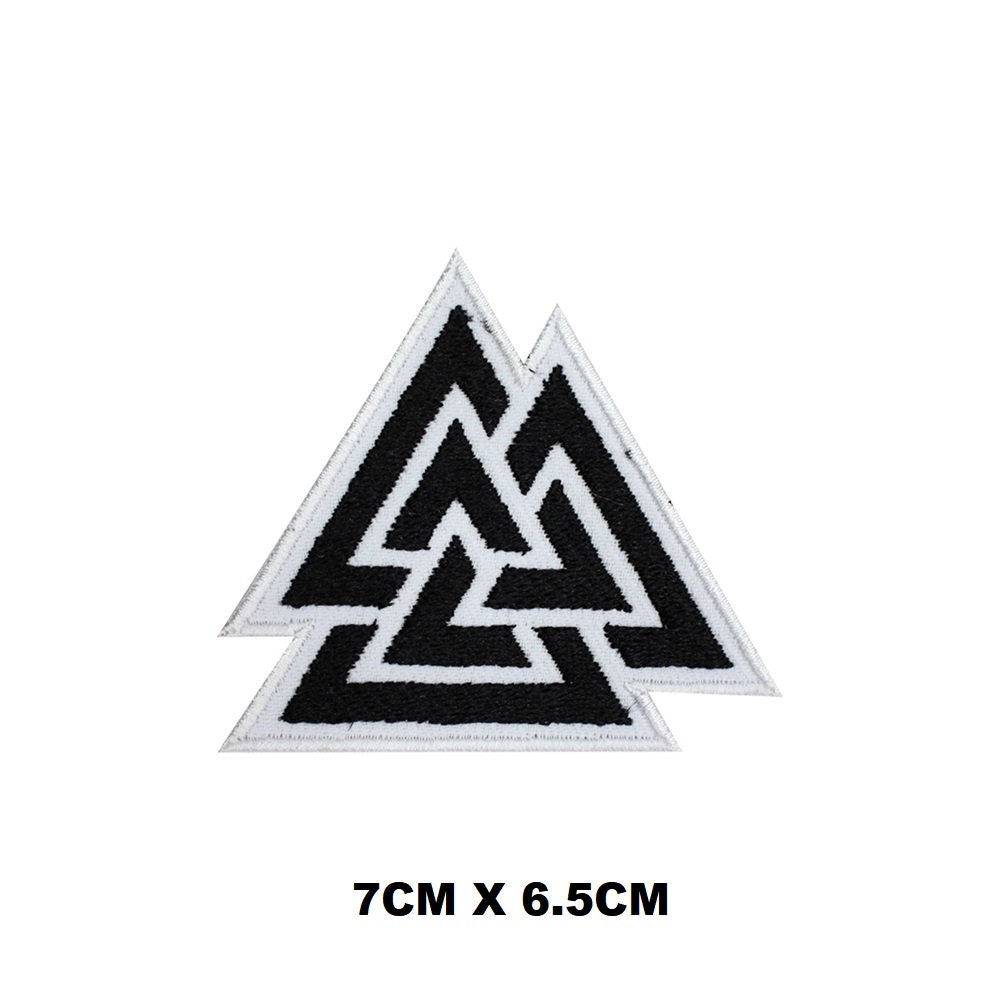 Valknut Triangles Viking Sign Logo Iron/sew on Patch Embroidered ...