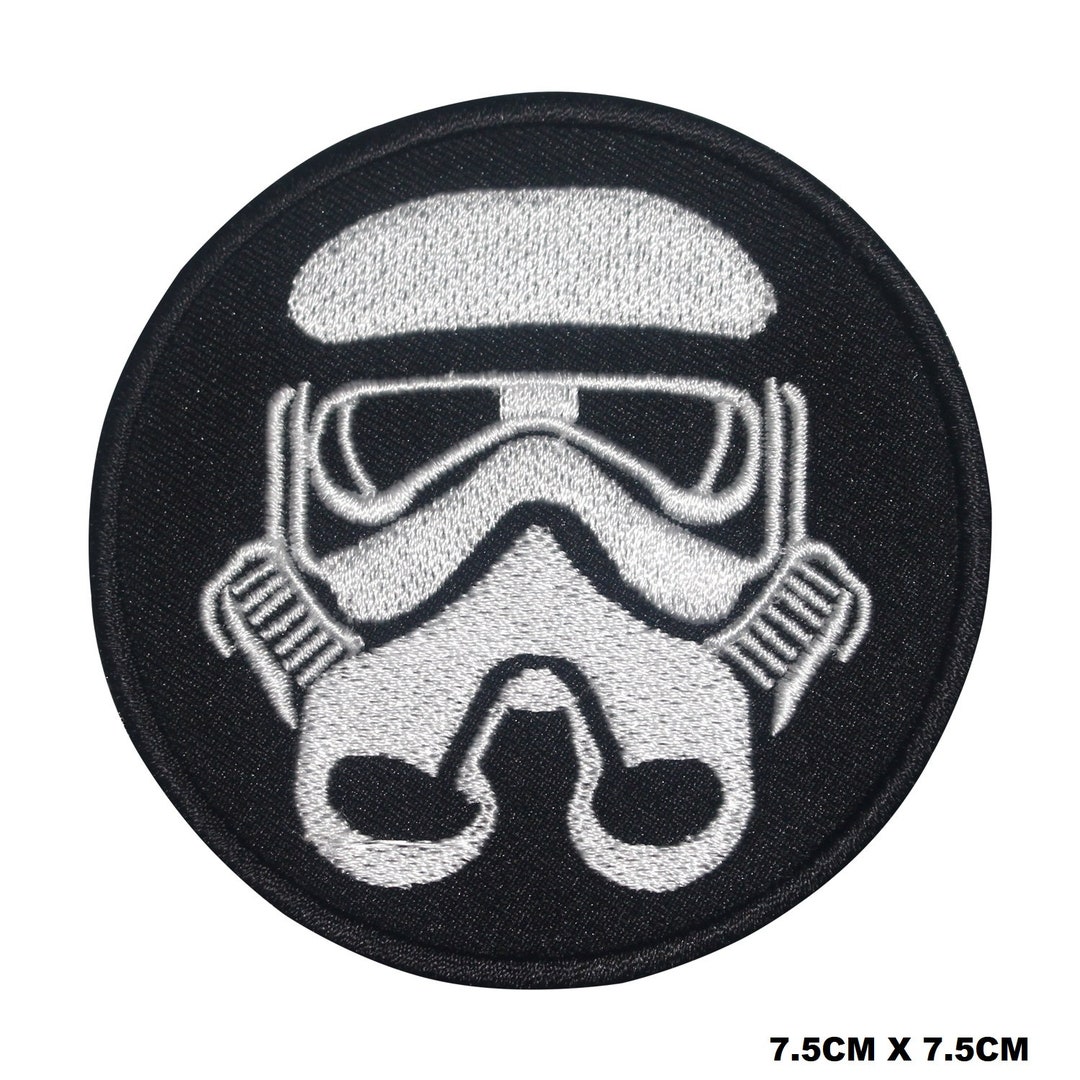 Storm Troopers Circle Logo Iron/sew on Patch Embroidered Applique for ...
