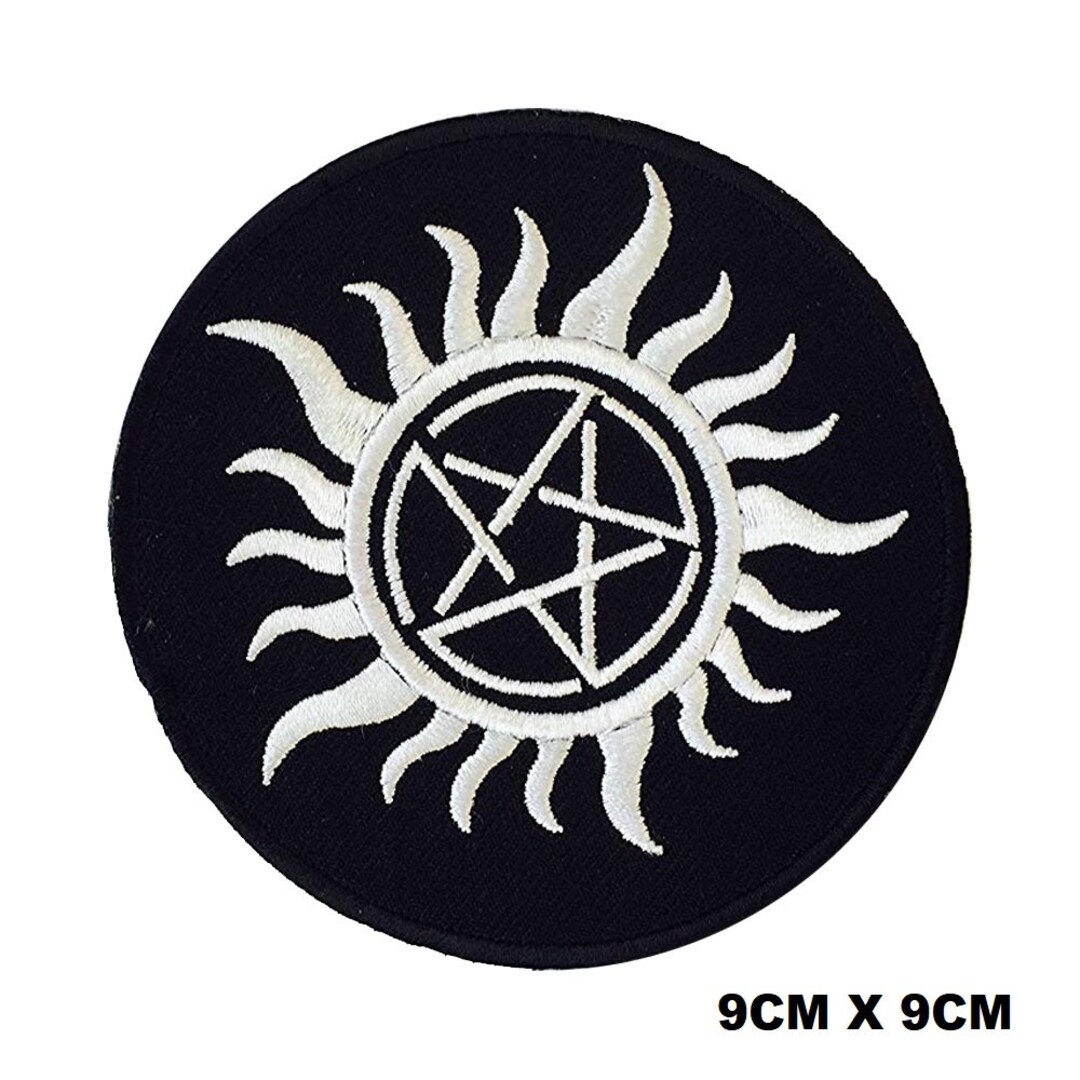 Anti Possession Logo Iron/sew on Patch Embroidered Applique for Clothes - Etsy