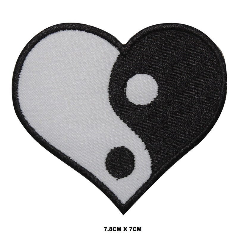 Yin Yang Hearts - Etsy