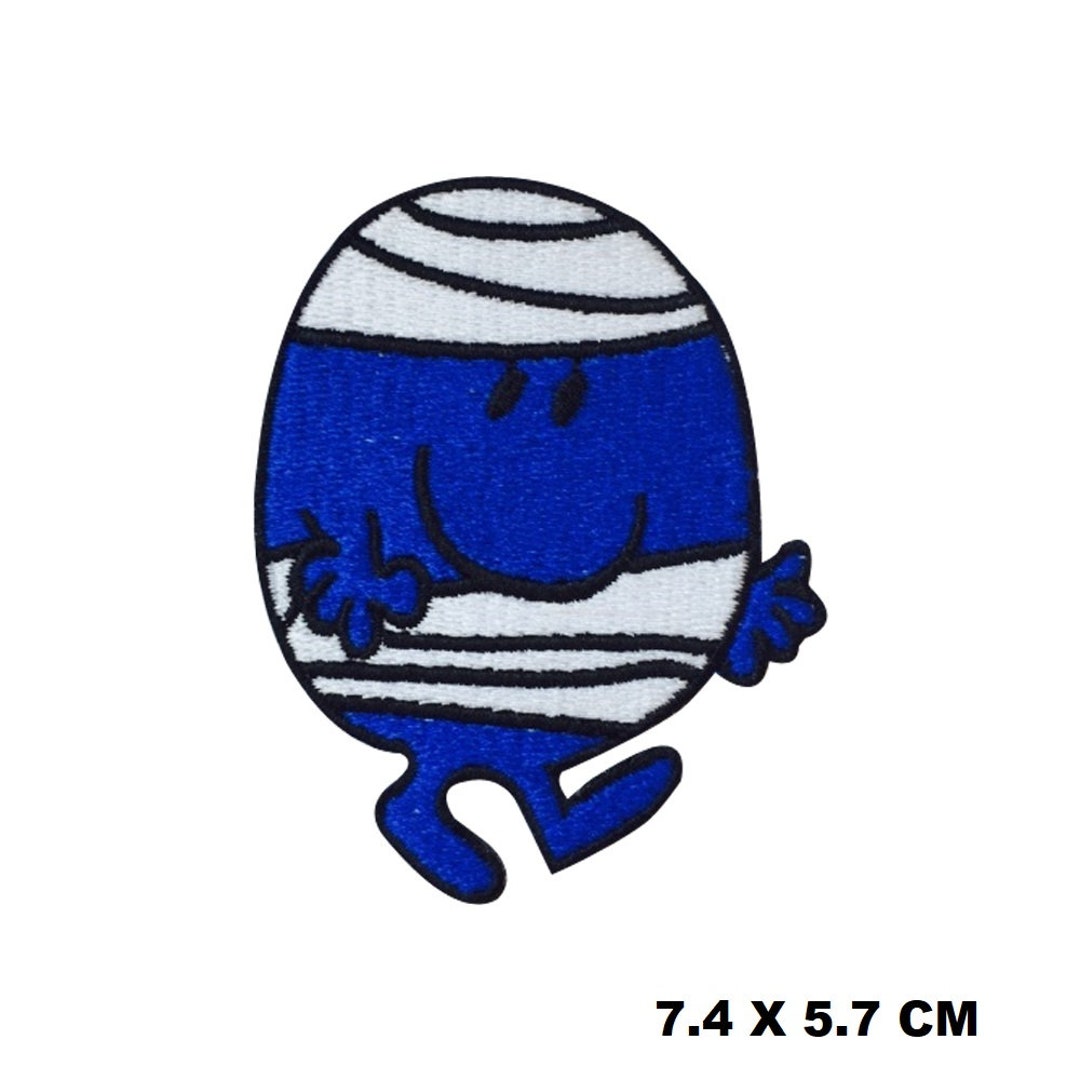 Mr Bump Blue Logo Iron/sew on Patch Embroidered Applique for Clothes - Etsy